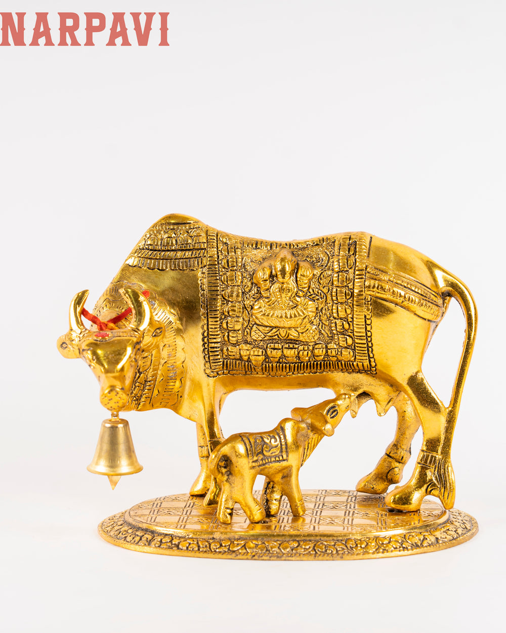 COW WITH BABY GOLD COLOR