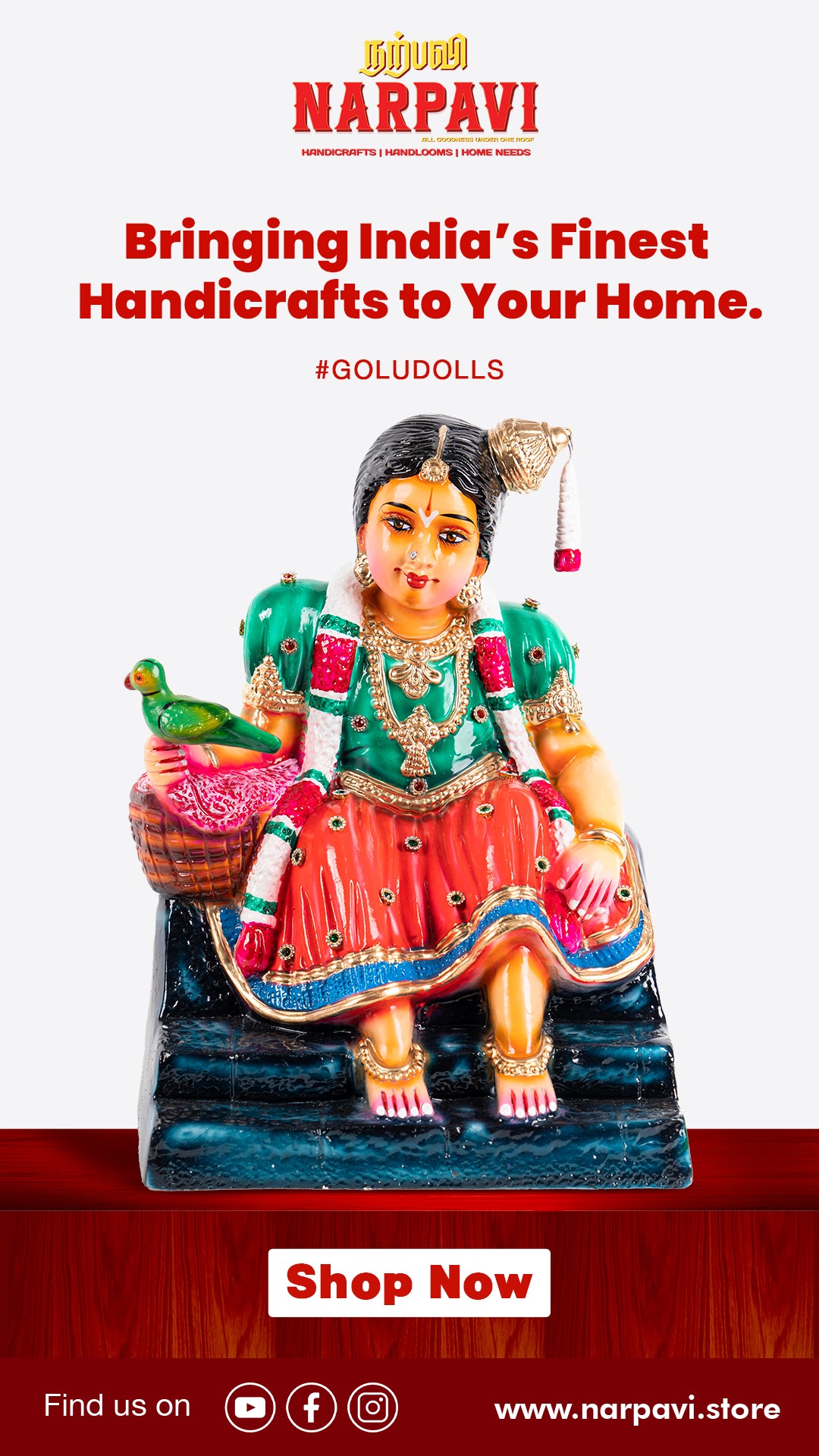 Narpavi – Handicrafts, Handlooms & Home Essentials | Indian & Cultural